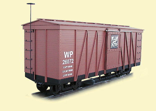 Western Pacific 1915 Outside Braced Box Car - RMI Railworks Miniature ...