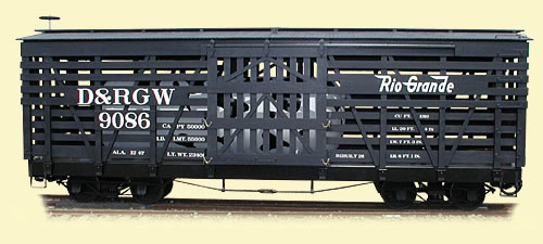 E-Scale Stock Car from Roll Models Inc.: Miniature train and railroad ...