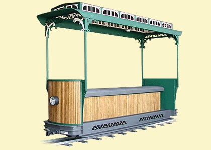 Electric Powered Trolley Cars by Roll Models RMI Railworks: Miniature ...