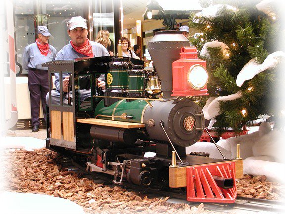 Pearl Ridge Express Mall Railroad in 3.75 inch scale by RMI Railworks.