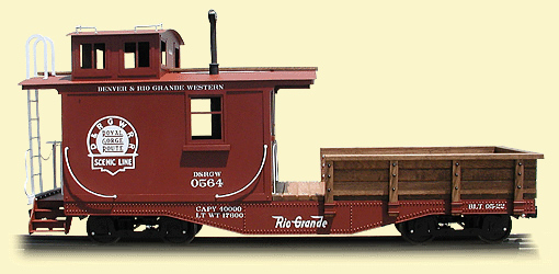 Steel Work Caboose in 2.5 and 3.75 Inch Scale from RMI Railworks ...