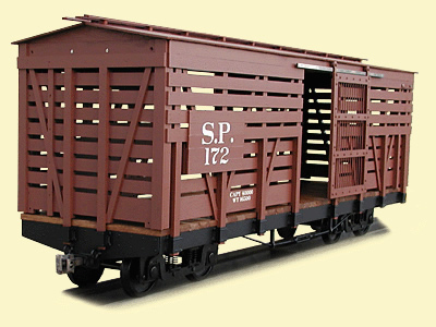 Southern Pacific Narrow Gauge Stock Car by Roll Models Ind.: Miniature ...