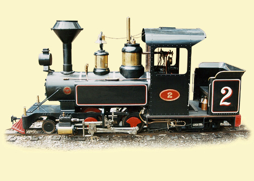 Stuart Forney 2-4-4 Narrow Gauge Live Steam Locomotive by RMI Railworks